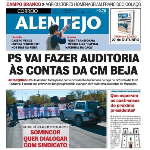 CAPA DO CORREIO ALENTEJO - Alvitrando