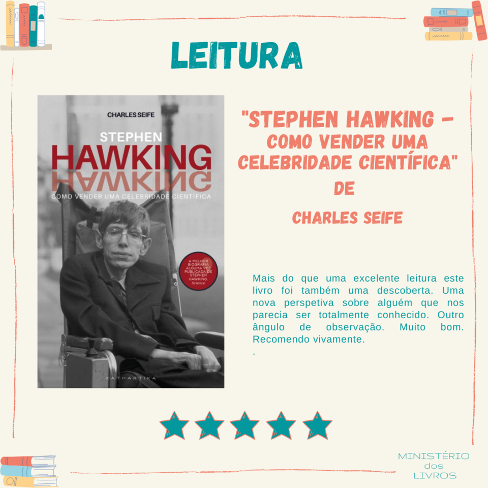 Leitura - "Stephen Hawking - Como Vender uma Celebridade Científica" de ...